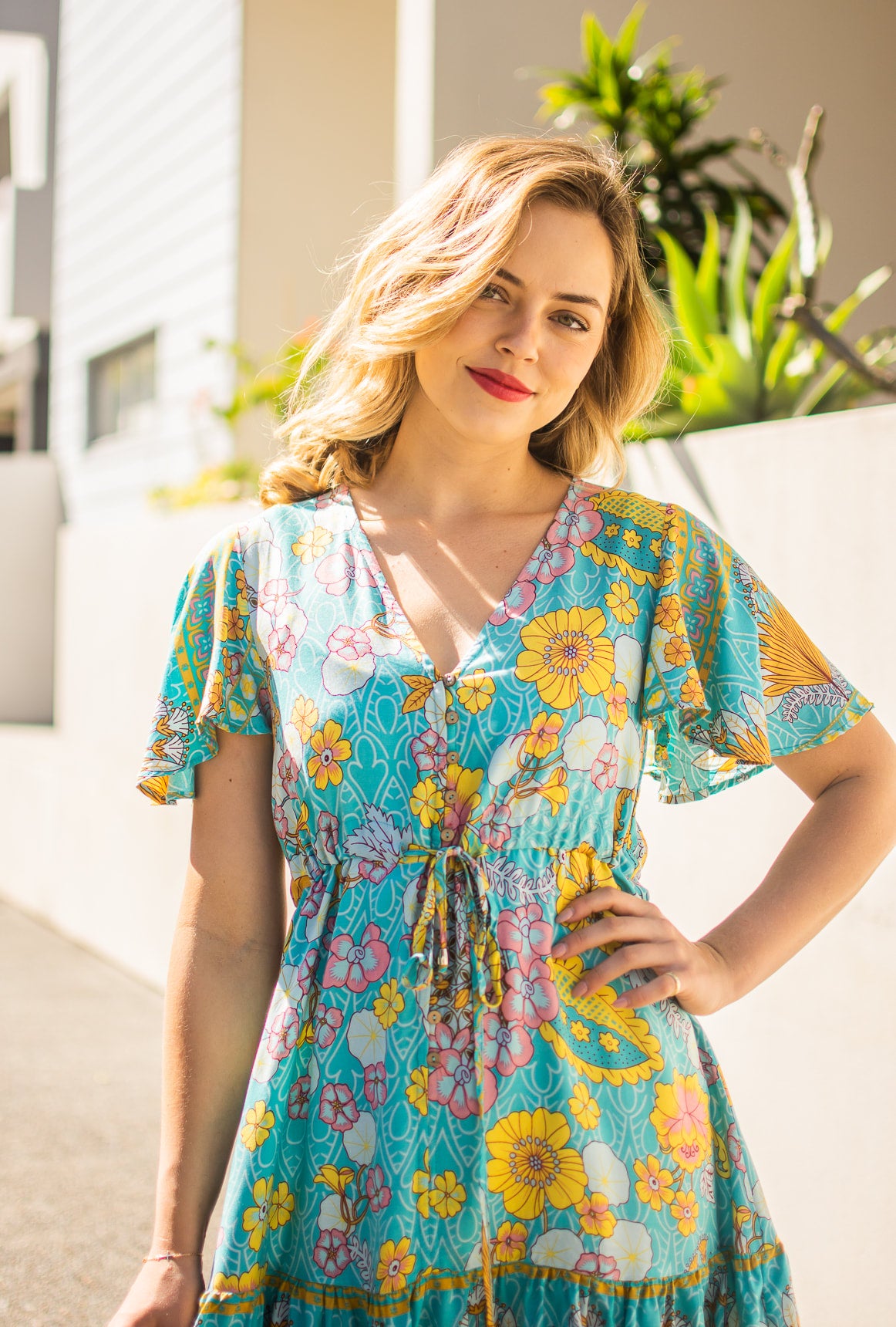 Kayla Flower Dress | Poppy Laine